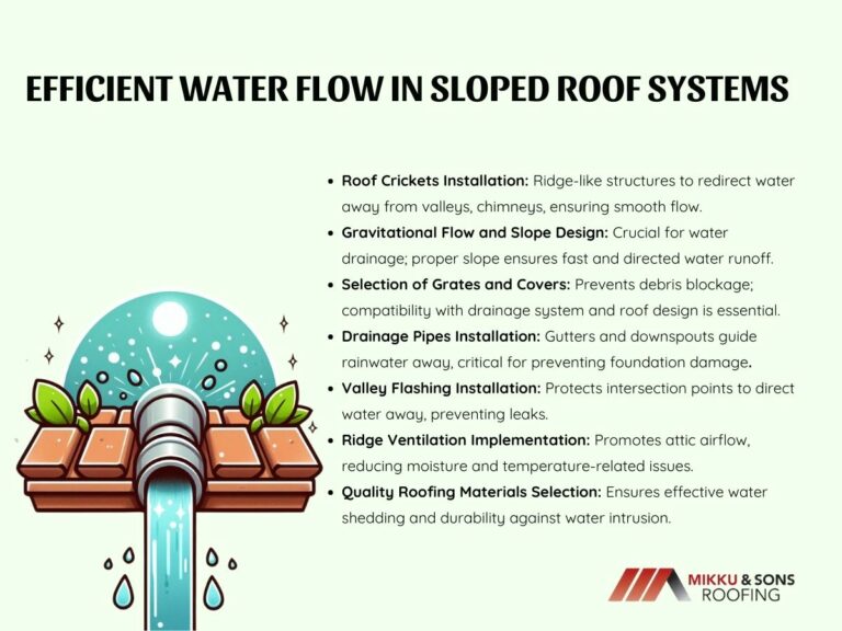 Ensuring Efficient Water Flow in Roof Drainage Systems - Mikku & Sons ...