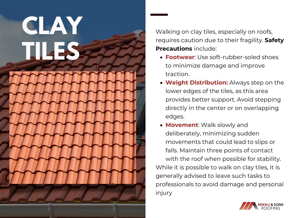 How to Walk on a Tile Roof Safely - Mikku & Sons Roofing